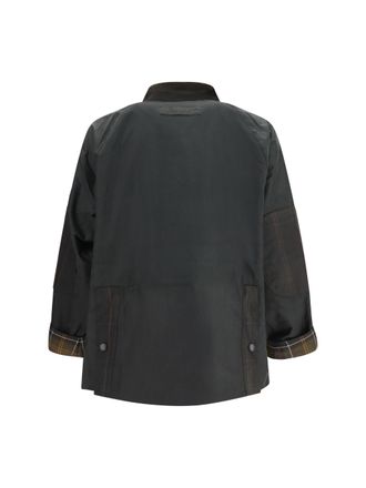 Barbour Mens Waxed Jacket Bedale Sage Cotton