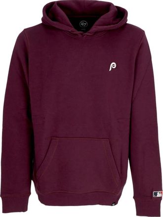 47 Brand Homme, Sweatshirts et sweats &agrave; capuche, Violet, Taille: S Base Runner Emb Burnside Sweat &agrave; capuche