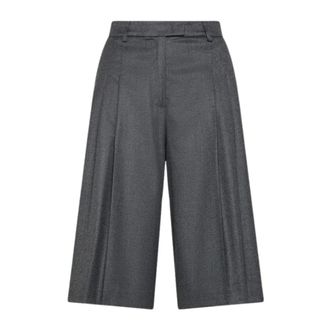 Seventy Femme, Shorts, Gris, Taille: 36 FR Pantalon Bermuda &agrave; Double Pince