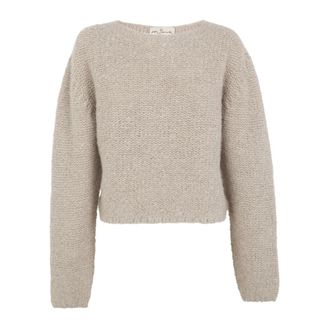 Cortana Igloo- Kaschmir- und Seidenstrickpullover in Beige - - Knitwear - Damen - Beige - S