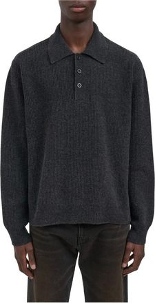 Paura Homme, Tops, Gris, Taille: S Polo Chemises
