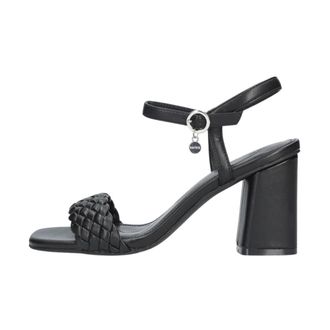 Mexx Schwarze Ledersandalen Jools - - Shoes - Damen - Schwarzk - 42 EU