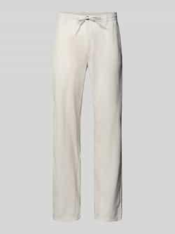 Lindbergh Hose aus Leinen-Baumwoll-Mix mit elastischem Bund