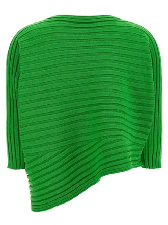 Issey Miyake Womens Bicolor Cotton Sweatshirt Clothing