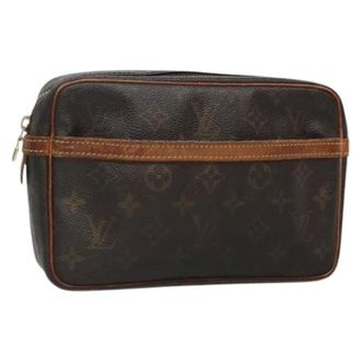 Louis Vuitton Pre-owned Toile pochettes-minaudieres - Femme - Pre-owned - Brun - Taille: ONE Size