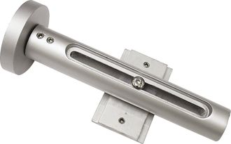 Gardinia 10010972 Wandträger für Flächenvorhang, Silber