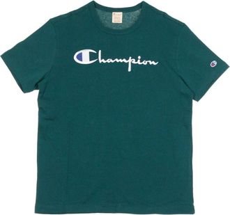 Champion Crewneck Teal T-Shirt f&uuml;r M&auml;nner - - Tops - Herren - Gr&uuml;n - XL