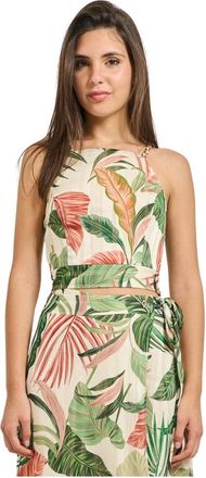 Guess Femme, Tops, Multicolore, Taille: 38 FR Gaelle Crop Top