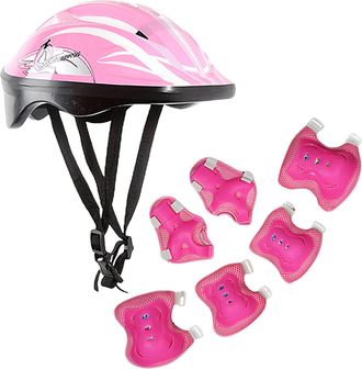 Generico Sportschutzausr&uuml;stungs-Set: Sicherheit f&uuml;r Kinder, Schlittschuhhalterung, Fahrradgarderobe, hochdichte Polsterstruktur, fortschrittliche Schale