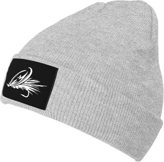 Generic Leurre De P&ecirc;che &Agrave; La Mouche Femme Homme Bonnets Hiver Chaud Bonnets Tricot&eacute; Coupe-Vent Bonnet De Trawler pour Cyclisme Casque Moto Randonn&eacute;e