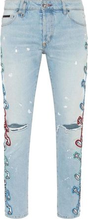 Philipp Plein Herren, Jeans, Blau, W31Größe