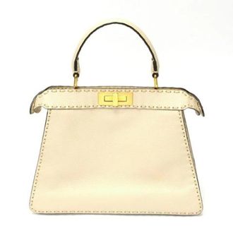 Fendi Pre-owned Leder fendi-taschen - - Pre-owned - Damen - Beige - ONE SIZE