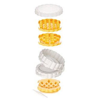 Tescoma Former für gefülltes Gebäck mit Gitterdekor DELÍCIA, 3 Motive