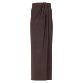 Andamane Anja Langer Rock - - Skirts - Damen - Braun - M