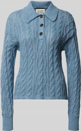 Scotch & Soda Strickpullover mit Zopfmuster