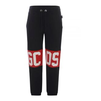 GCDS Schwarze Slim Fit Hose - - Trousers - Herren - Schwarzk - 2XS