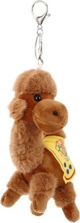 Milisten Porte-Cl&eacute;s Chameau en Peluche Texture Douce, Breloque pour Paquet &agrave; Main ou Paquet &agrave; Dos, Petit Animal &agrave; C&acirc;liner pour F&ecirc;te DGar&ccedil;on et Filles
