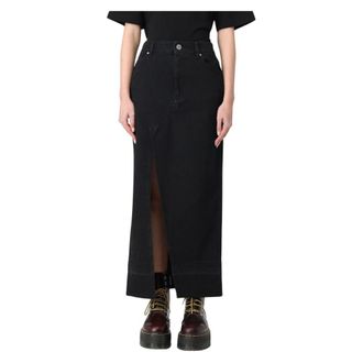 Pinko Denimrock mit Cairo-Stil - - Skirts - Damen - Schwarzk - XL