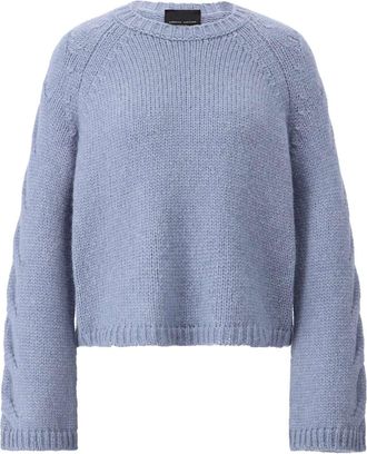 Roberto Collina Strickpullover mit Rundhalsausschnitt