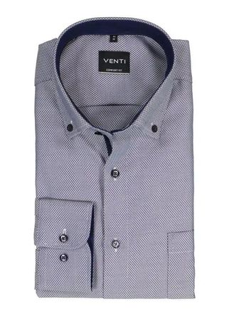 Venti Herren Hemd blau