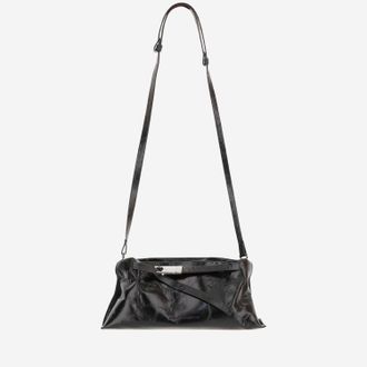 Benedetta Bruzziches Sac en cuir brillant Lauren