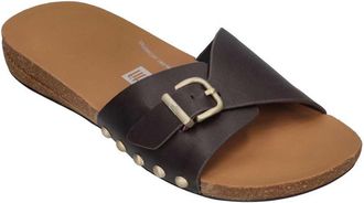FitFlop Braune Iqushion-Ledersandalen