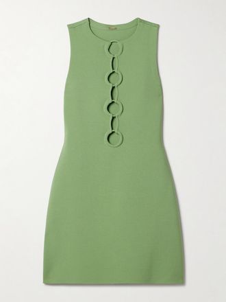 Cult Gaia Hartley Minikleid Aus Stretch-strick Mit Cut-outs - Grün