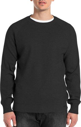 Replay Herren Pullover Comfort Fit, Schwarz (Black 098), XL
