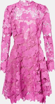 Oscar De La Renta Minikleid aus Spitze