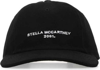 Stella McCartney unisex, Accessoires, Noir, Taille: 56 CM Casquette de baseball avec logo brod&eacute;