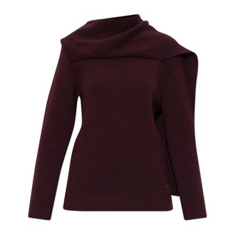 Courr&egrave;ges Wollpullover - - Knitwear - Damen - Rot - XS