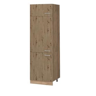 Vicco Armoire pour frigo R-Line, Ch&ecirc;ne Artisan/Ch&ecirc;ne de Force dor&eacute;, 60 cm