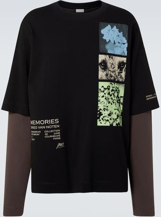 Dries Van Noten Longsleeve aus Baumwoll-Jersey