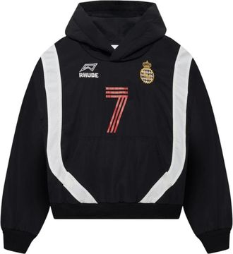 Rhude Homme, Sweatshirts et sweats &agrave; capuche, Noir, Taille: M Cotton Heavyweight Jersey Sweat &agrave; capuche