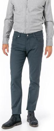 Bugatti Herren Hose blau Baumwolle