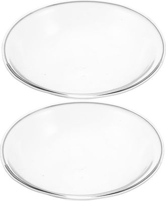 Cabilock 2 Stück Glas-wachswärmer-Teller in Transparenter Strohhut-Form Universeller Duftöl Wachswärmer-ersatz Hitzebeständig und Vielseitig für Aromatherapie 