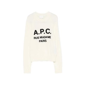 A.P.C. A.p.c., Damen, Strickwaren, Wei&szlig;, XSGr&ouml;&szlig;e