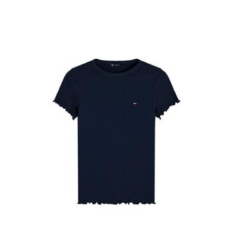 Tommy Hilfiger T-shirt droit en coton m&eacute;lang&eacute;