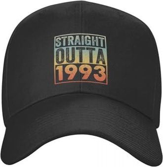 Generic Casquette de baseball classique unisexe Straight Outta 1993 30e casquette de camionneur adulte r&eacute;glable pour homme femme cadeau hip hop