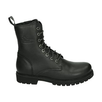 Panama Jack Sportliche Schwarze Lederschuhe Frisia B24 - - Shoes - Damen - Schwarzk - 41 EU