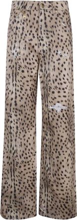 Amiri Femme, Jeans, Multicolore, Taille: W28 Deer Carpenter Jeans