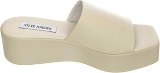 Steve Madden Femme, Chaussures, Beige, Taille: 41 EU Sandale compens&eacute;e
