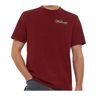 Sporty & Rich Homme, Tops, Rouge, Taille: L T-shirt Soho