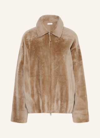 Utzon Utzon Lederjacke Joji Zum Wenden beige