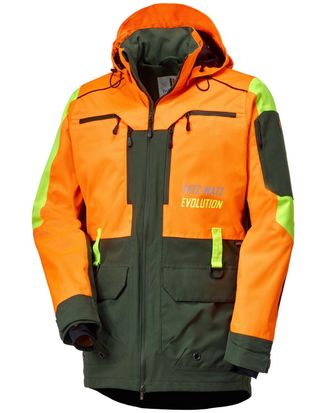 Parforce Jagdjacke Hatz-Watz Waterproof Signalorange/Oliv, XL