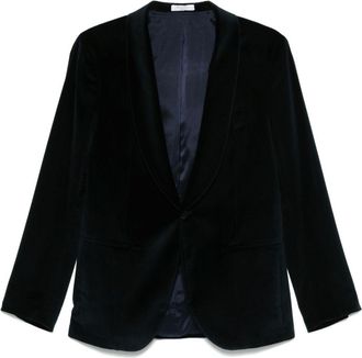 Boglioli Sakko aus Samt - Blau