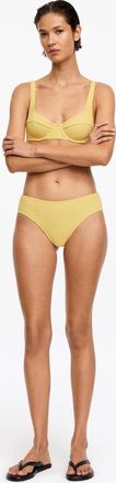Arket Bikinih&ouml;schen Mit Hoher Taille -Gelb