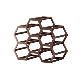 Generic Weinregal aus Metall, Flaschenaufbewahrung, Kreatives Design, Rostbeständig und Langlebig, Leicht zu Reinigen, Geeignet für Hausbars, Küchen und Resta