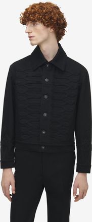 Alexander McQueen Frogging-Detail Jacke aus Denim - Item 843446QYAAC1000