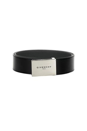 Givenchy G&uuml;rtel - Label Leather Belt - Gr. 105 - in Schwarz - f&uuml;r Damen